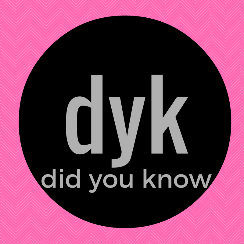 did you know - photo fact #8296 – Products & Services by i/o Trak